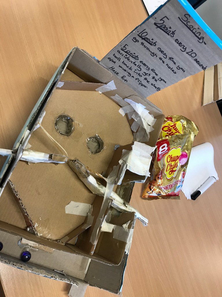 Cardboard games STEM challenge – what worked well and what I’d do ...